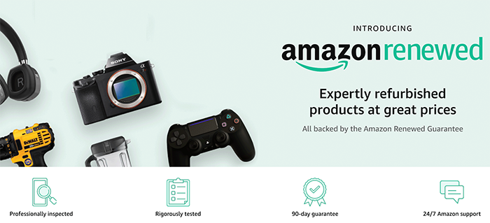 Amazon Renewed: Buy Refurbished Gear with 90 Days Amazon Renewed ...
