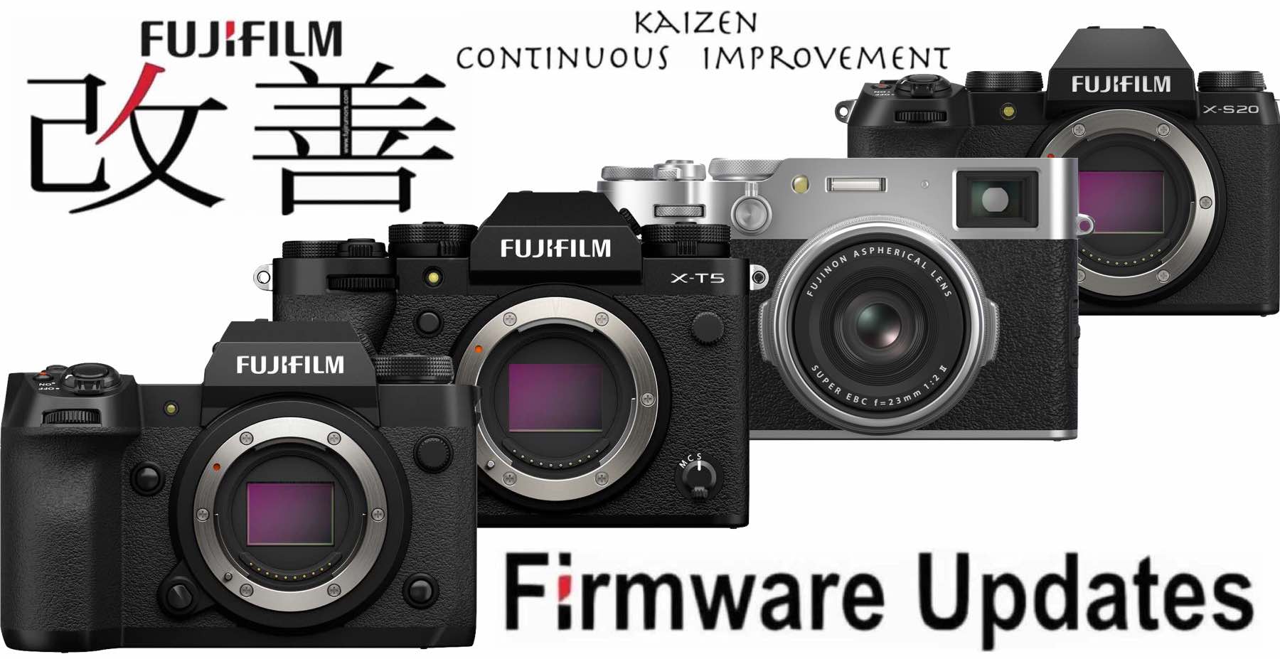 Major Firmware Updates for Fujifilm X-T5, X-H2, X-S20 and X100VI ...