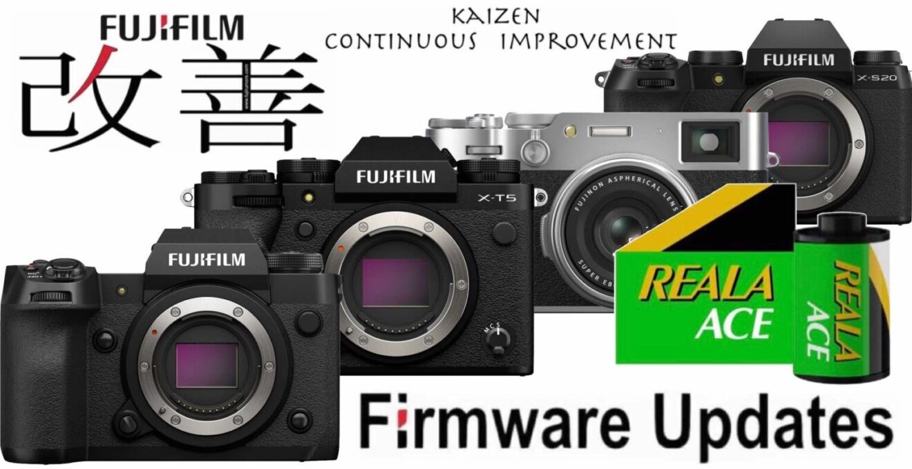Major Firmware Updates for X-T5, X-H2, X-H2S, X-S20 (Reala Ace, AF Bug ...
