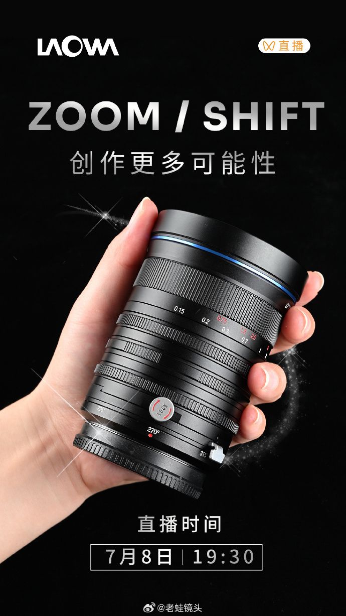 Laowa to Launch World's First Zoom Shift Lens - Fuji Rumors