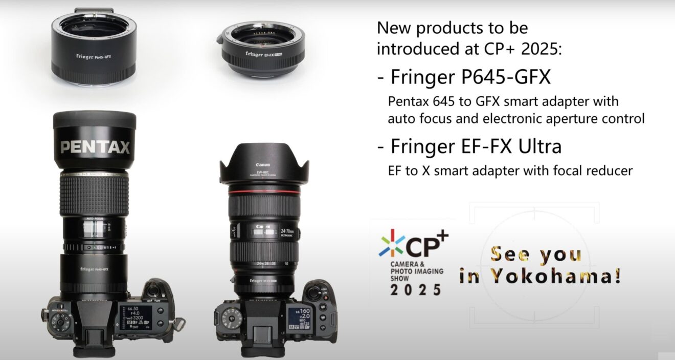 Fringer EF-FX Ultra and P645-GFX Autofocus Adapters Coming for CP+ ...