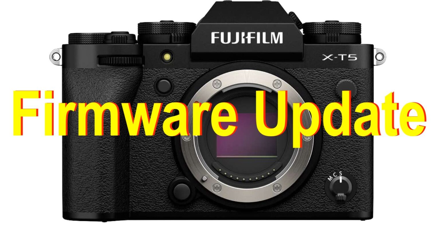 Fujifilm X-T5 Firmware Update Released - Fuji Rumors