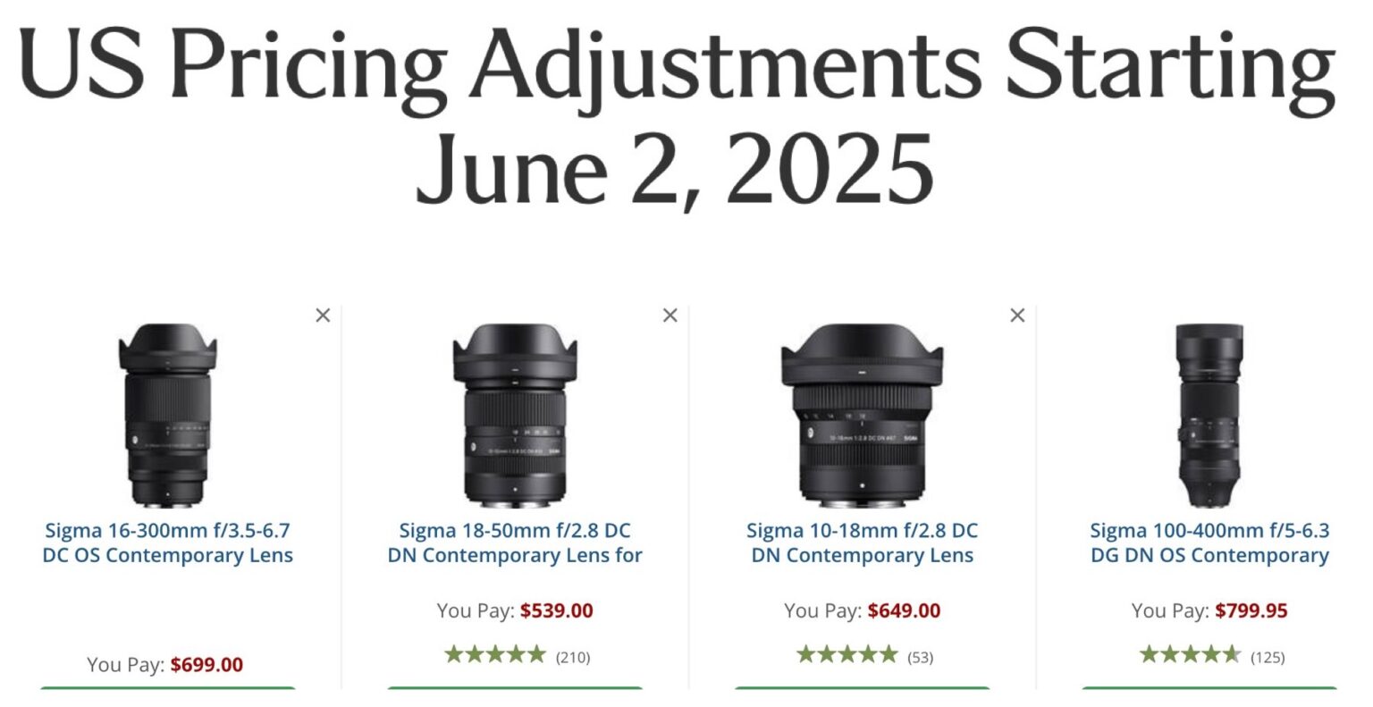 Sigma Announces Price Increase Due to Trump Tariffs - Effective June 2 ...