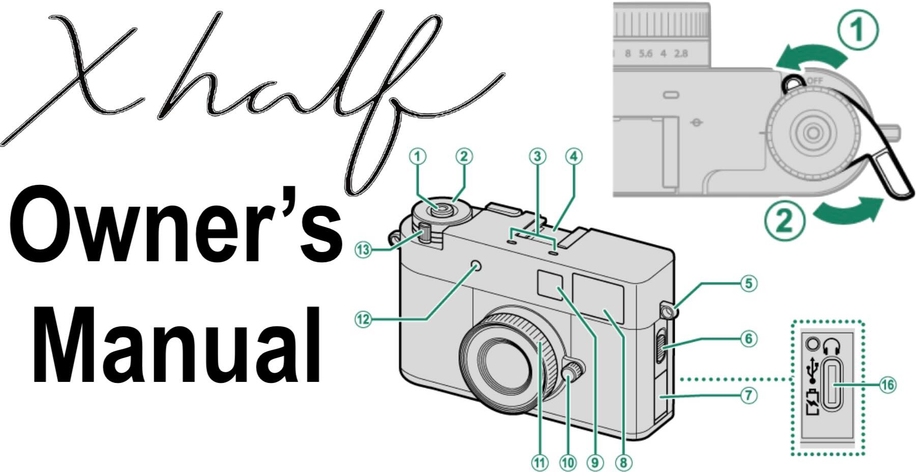 Fujifilm X half Owner's Manual Available - Fuji Rumors