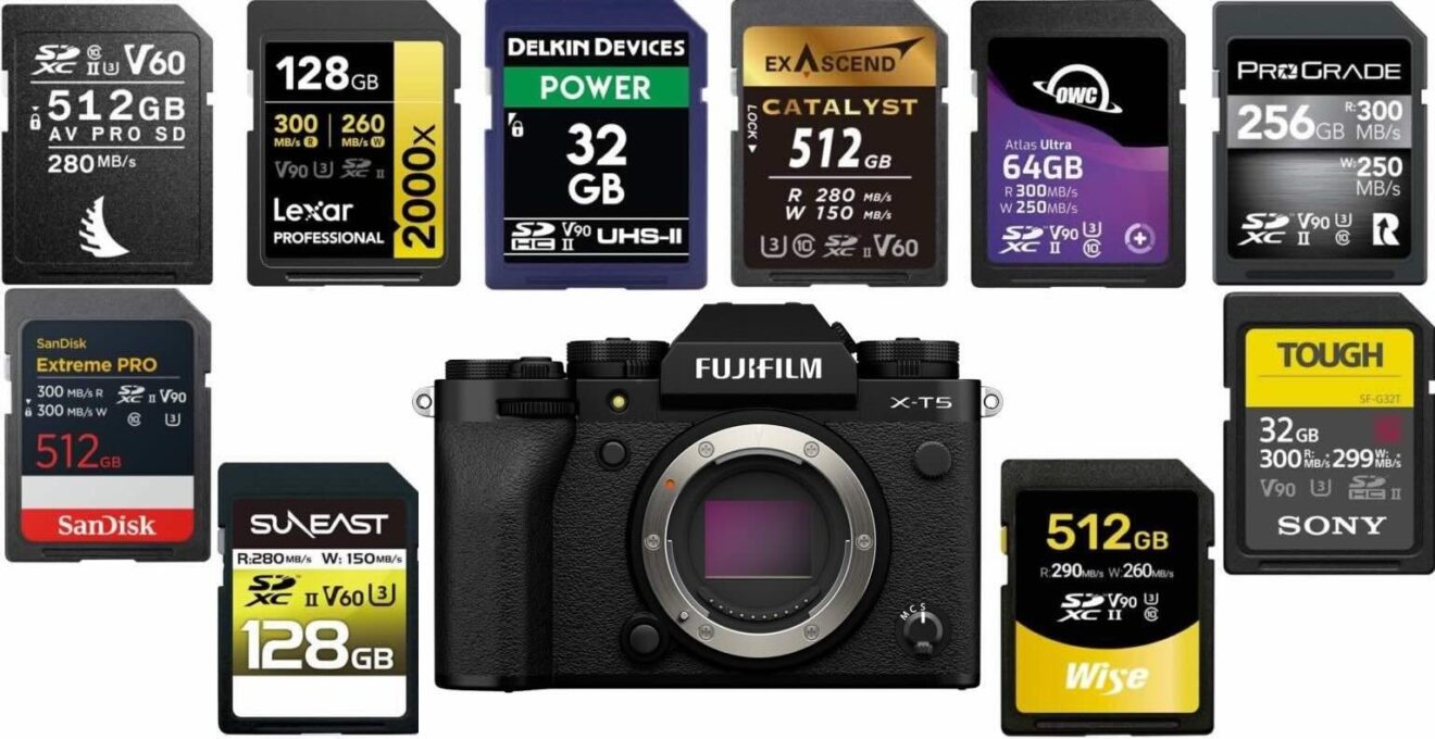 Fujifilm X-T5 - These Are the Best UHS-II SD-Cards (Tested and Approved ...