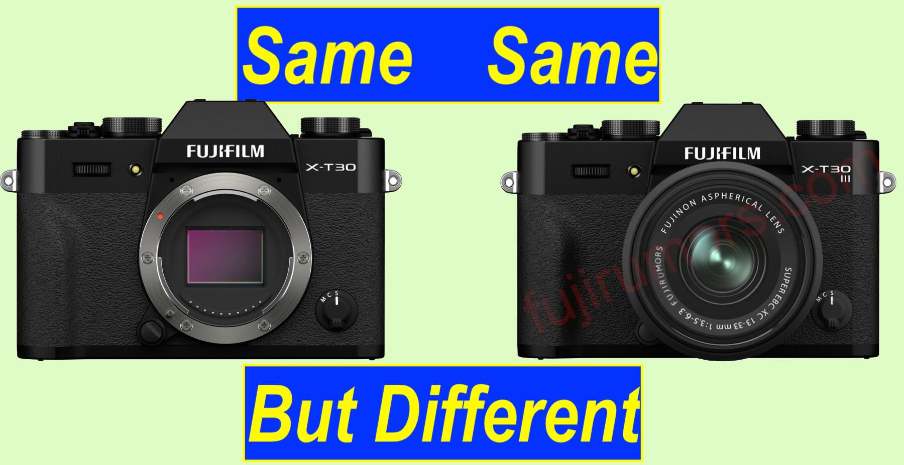 Fujifilm X-T30 III vs X-T30 II - Here are the Main Differences - Fuji ...