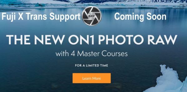 ON1 RAW Will Support Fuji X-Trans Soon